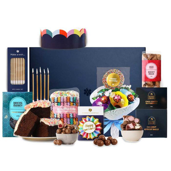 Birthday in a Box Sweet Celebration | Gift Baskets | Gifts for Friends ...