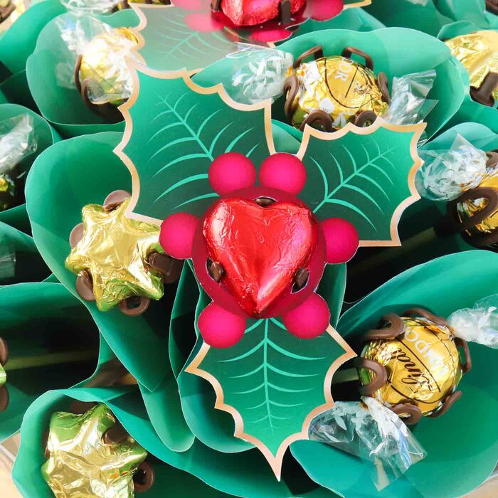 Holly Bouquet Large | Chocolate Bouquets | Gift Ideas – Edible Blooms ...