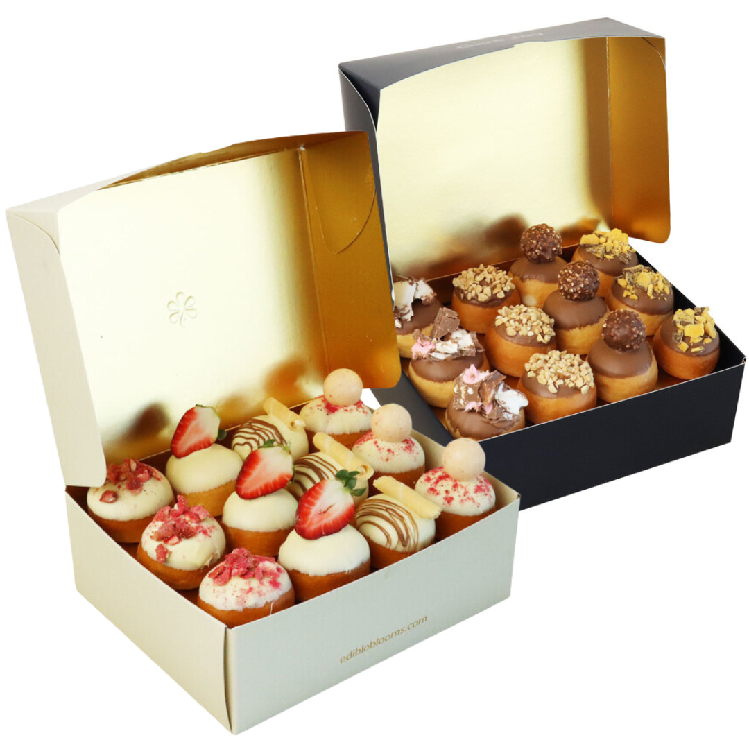 Two Dozen Gourmet Donut Gift Box | Donut Gifts | Gift Box – Edible ...