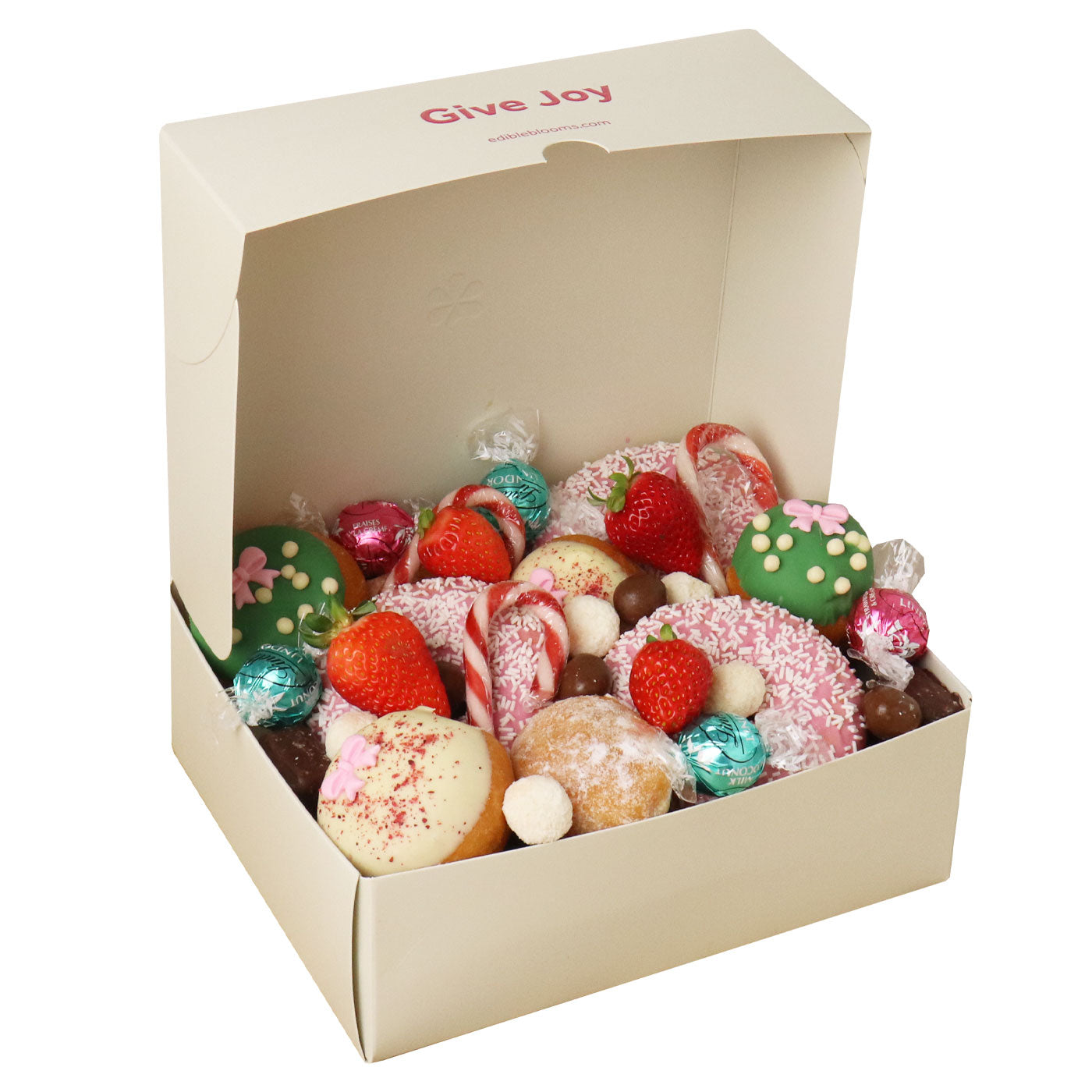 Jolly Christmas Donut Gift Box | Donut Gifts | Gift Box Ideas ...