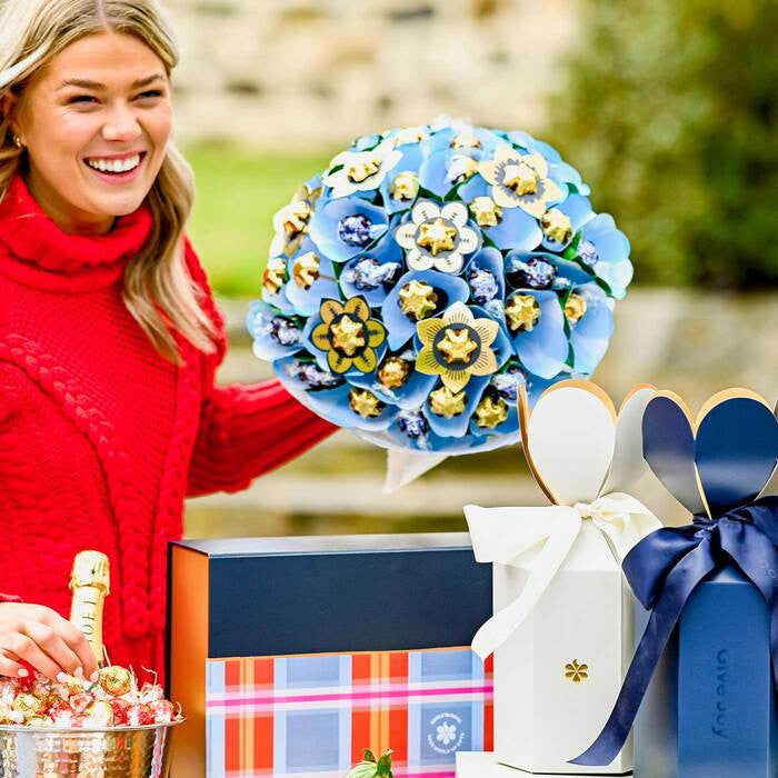 Starry Night Bouquet Deluxe | Chocolate Flowers | Christmas | Chocolate ...