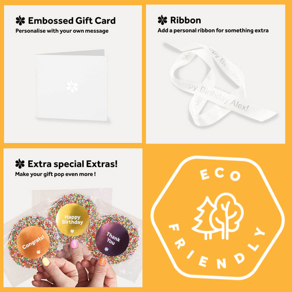 Happy Birthday Rainbow Love Chocolate Posy | Chocolate Bouquets | Gift ...